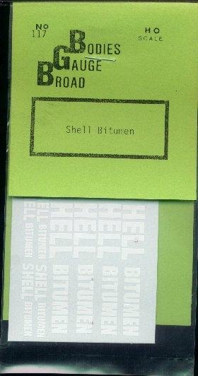 D 467 SHELL BITUMEN TANKER DECALS – BGB Models
